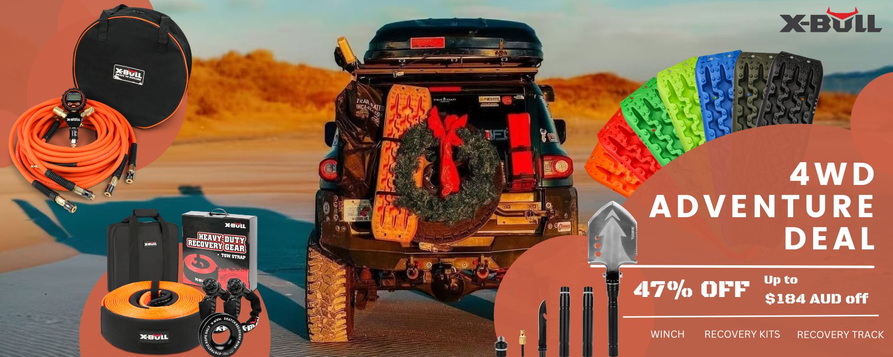 X-BULL Winch, Recovery Tracks, 4WD Accessories AU Official Store – X ...
