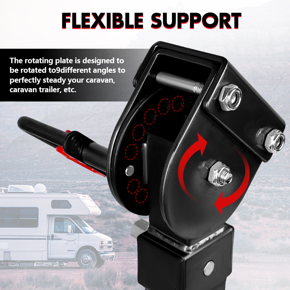 X-BULL Drop Down Legs 440MM- 560MM Trailer Steel Legs Caravan Corner 1 ...